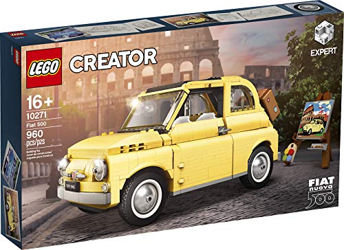 LEGO Creator Expert Fiat 500 10271 Toy Car Building Set for Adults and Fans of Model Kits Sets Idea (960 Pieces)