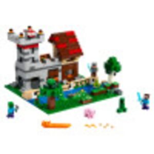 LEGO Minecraft The Crafting Box 3.0 21161 Minecraft Brick Construction Toy and Minifigures, Castle and Farm Building Set, Great Gift for Minecraft Players Aged 8 and up (564 Pieces)