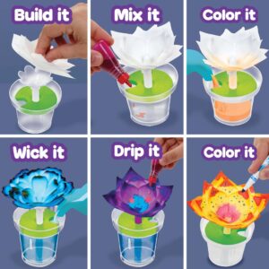 Crayola Paper Flower Science Kit, Color Changing Flowers, Gift for Kids Ages 7, 8, 9, 10