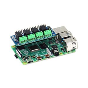 Relay 4 Zero 3V 4 Channel Relay Shield for Raspberry Pi, Relay HAT Expansion Relay Board for Raspberry Pi 4B/3B+/3B/2B/B+/A+/Zero and Zero W | Power Relay Module for Raspberry Pi