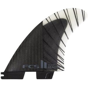 fcs ii reactor performance core carbon tri fin set - black/charcoal - m