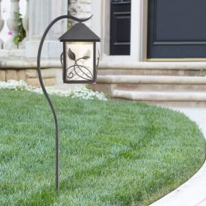 franklin iron works french garden 27" bronze led landscape path light