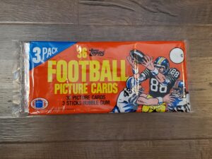 1983 topps football rack pack cards nfl