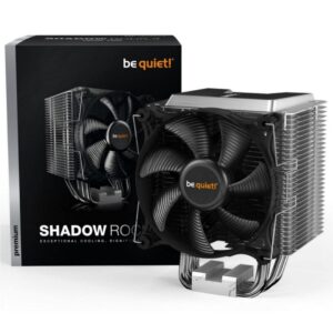 be quiet! shadow rock 3 190w tdp cpu cooler | intel 1700 1200 2066 1150 1151 1155 2011-3 square ilm | amd am4 silver | bk004