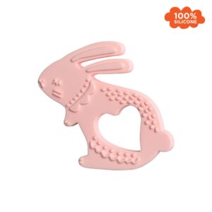 Manhattan Toy Bunny Textured Silicone Teether