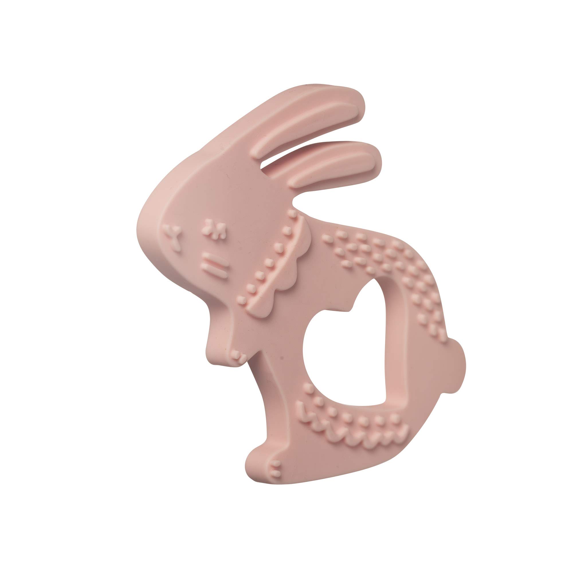 Manhattan Toy Bunny Textured Silicone Teether