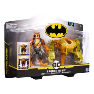 Batman 4-inch Bronze Tiger Mega Gear Deluxe Action Figure with Transforming Armor