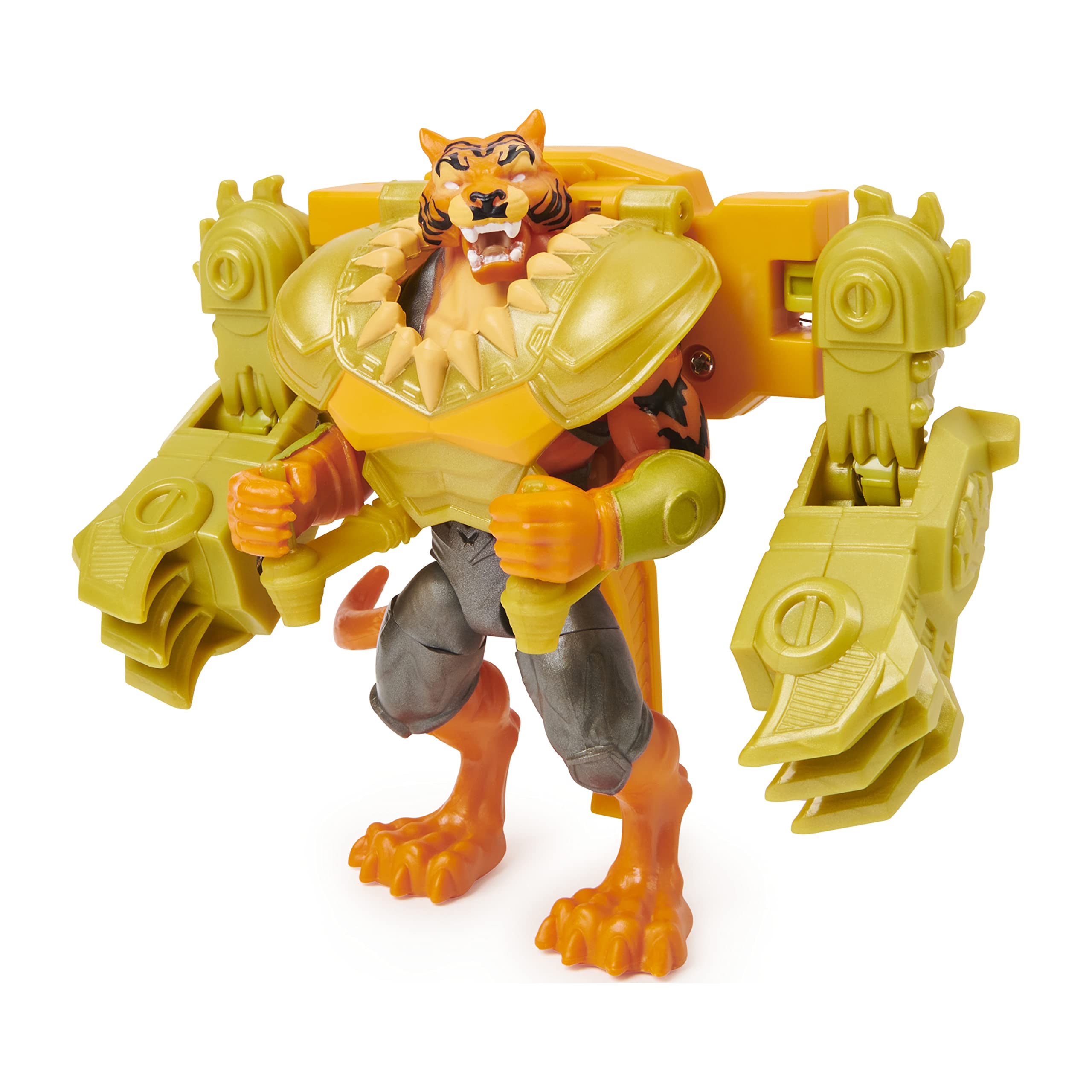 Batman 4-inch Bronze Tiger Mega Gear Deluxe Action Figure with Transforming Armor