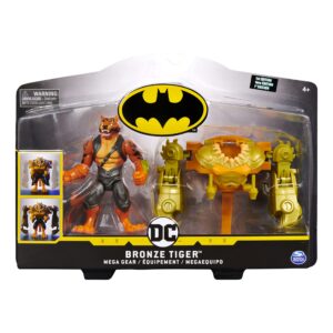 Batman 4-inch Bronze Tiger Mega Gear Deluxe Action Figure with Transforming Armor