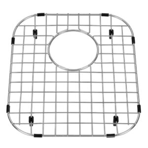 Starstar 60/40 Double Bowl Kitchen Sink Bottom Two Grids, Racks, Protector Stainless Steel, 16" x 13",14.5" x 11.26"