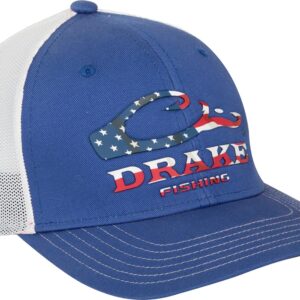 Drake Waterfowl DPF Stretch Fit Cap Heather/White L/XL