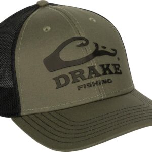 Drake Waterfowl DPF Stretch Fit Cap Heather/White L/XL