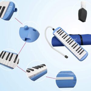 32 Electric Keyboard Pianica Kids Wind Music Toys Harmonica for Kids Melodica Keyboard Kids Toy Childrens Piano Air Piano Toddler Toy Student Note Portable