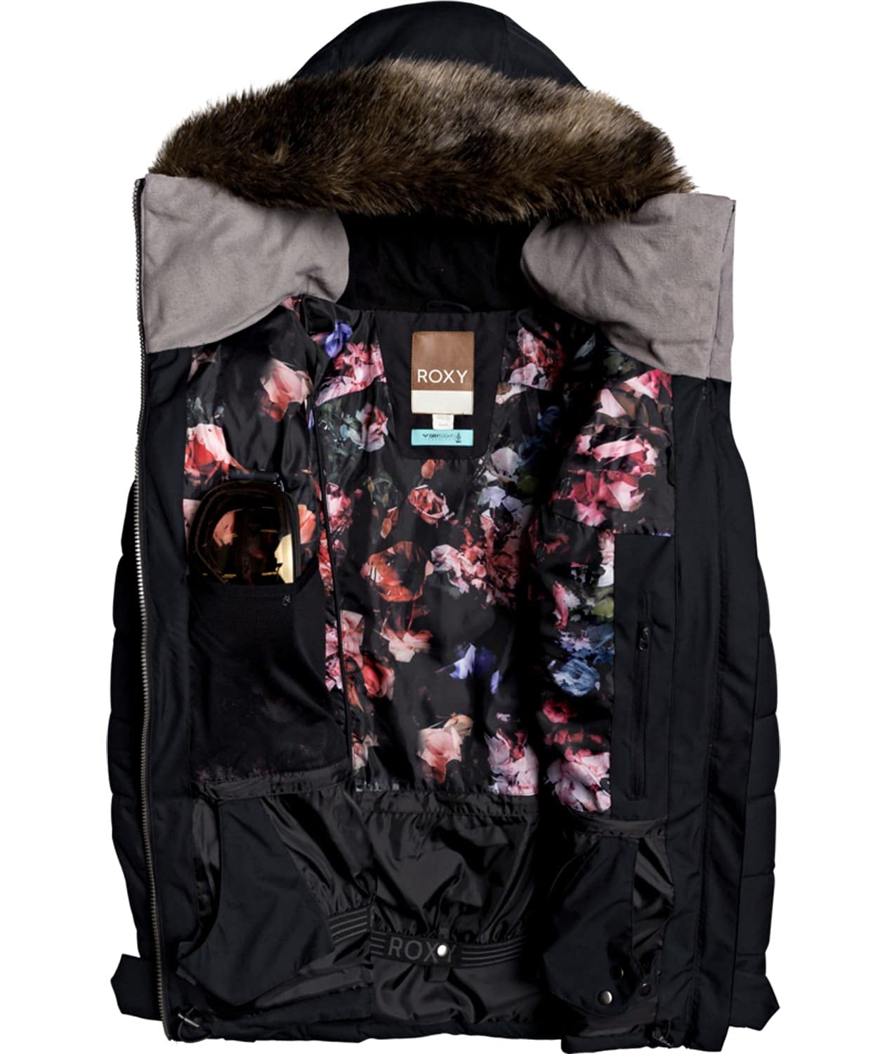 Roxy Quinn Snow Jacket True Black 2 SM (US 3-5)