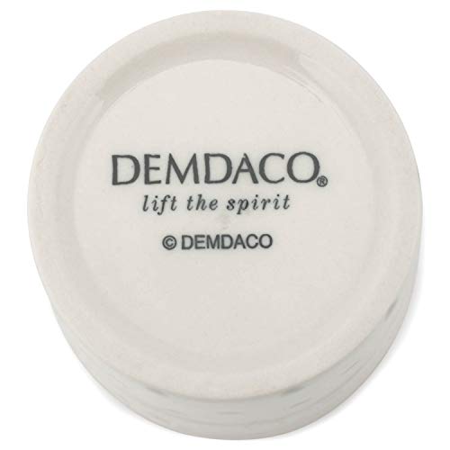 DEMDACO XOXO Tooth and Curl Soft Pink 4 x 3 Ceramic Stoneware Baby Keepsake Box