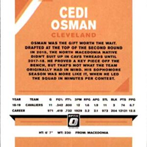 2019-20 Donruss Optic #114 Cedi Osman Cleveland Cavaliers Basketball Card