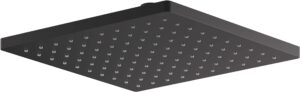 kohler 26149-g-bl honesty 10 inch single-function rainfall showerhead, wall- or ceiling-mount square shower head, 1.75 gpm, matte black