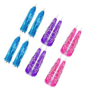 NUOBESTY Colourful Bike Streamers Handlebar Tassel Ribbons Pendant Accessories Grips Tassels for DIY Decor Kids Bicycle 12pcs