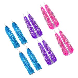 NUOBESTY Colourful Bike Streamers Handlebar Tassel Ribbons Pendant Accessories Grips Tassels for DIY Decor Kids Bicycle 12pcs