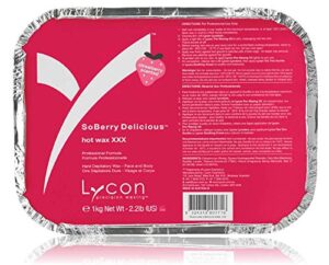 lycon wax ~ soberry delicious hot wax xxx 1kg / 35oz