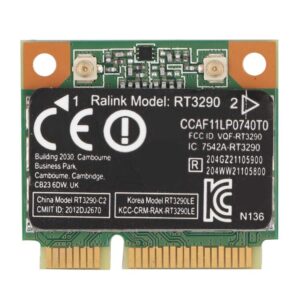 wireless network card, rt3290 mini pci e port wifi wireless network card, 150mbps high speed pci e bluetooth network card