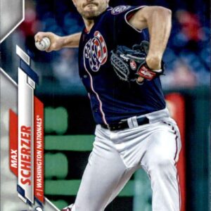 Baseball MLB 2020 Topps #180 Max Scherzer NM-MT Nationals