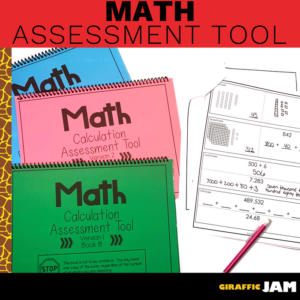 calculation assessments for special education