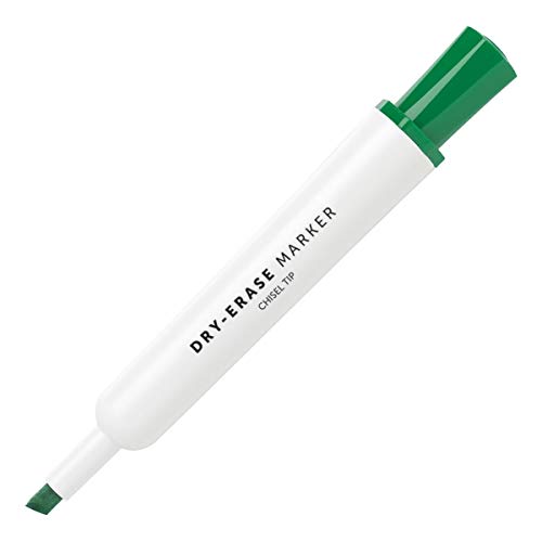 Office Depot Brand 100% Recycled Low-Odor Dry-Erase Markers, Chisel Point, Assorted, Pack of 5