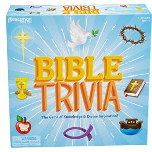 Bible Trivia by Pressman - The Game of Knowledge & Divine Inspiration, Multi Color