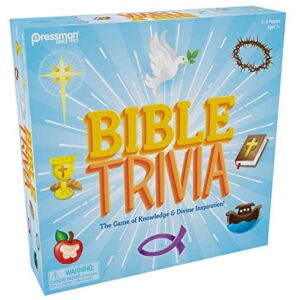 Bible Trivia by Pressman - The Game of Knowledge & Divine Inspiration, Multi Color