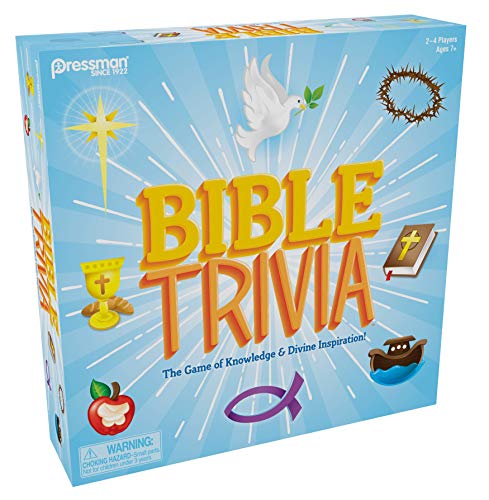 Bible Trivia by Pressman - The Game of Knowledge & Divine Inspiration, Multi Color