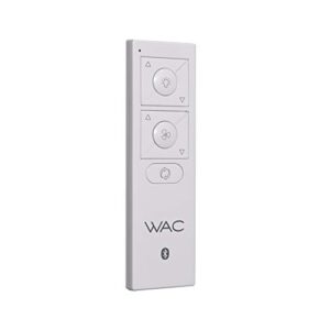 WAC Lighting 6-Speed Ceiling Fan Wireless Bluetooth Remote Control Wall Cradle in White