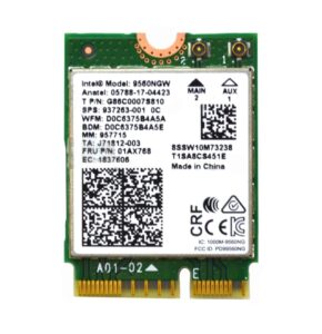 intel 9560ngw wireless-ac 9560 802.11ac wlan pci-express bluetooth 5.1 wifi card g86c0007s810