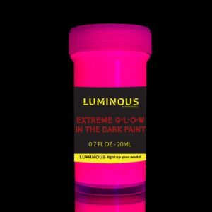 individuall Extreme Glow in The Dark Colours Set | Neon Glow Colours that Glow in the Dark | Rechargeable & Luminous | by Luminous