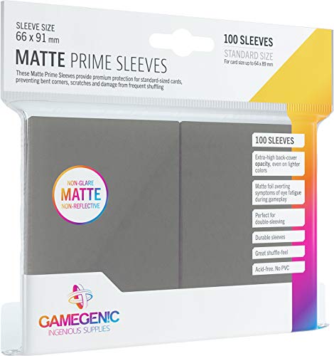 Matte Prime Sleeves: Gray