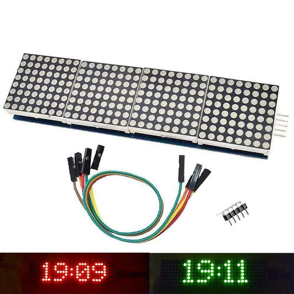 MAX7219 Red Light Led Matrix MCU Control LED Display Module for Arduino Raspberry Pi