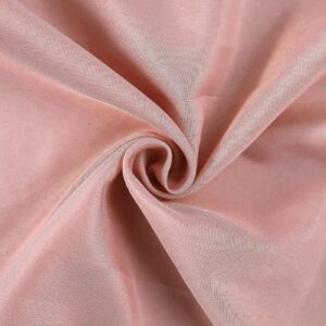 TABLECLOTHSFACTORY Pack of 5 Dusty Rose Premium 17" x 17" Washable Polyester Napkins Great for Wedding Party Restaurant Dinner Parties