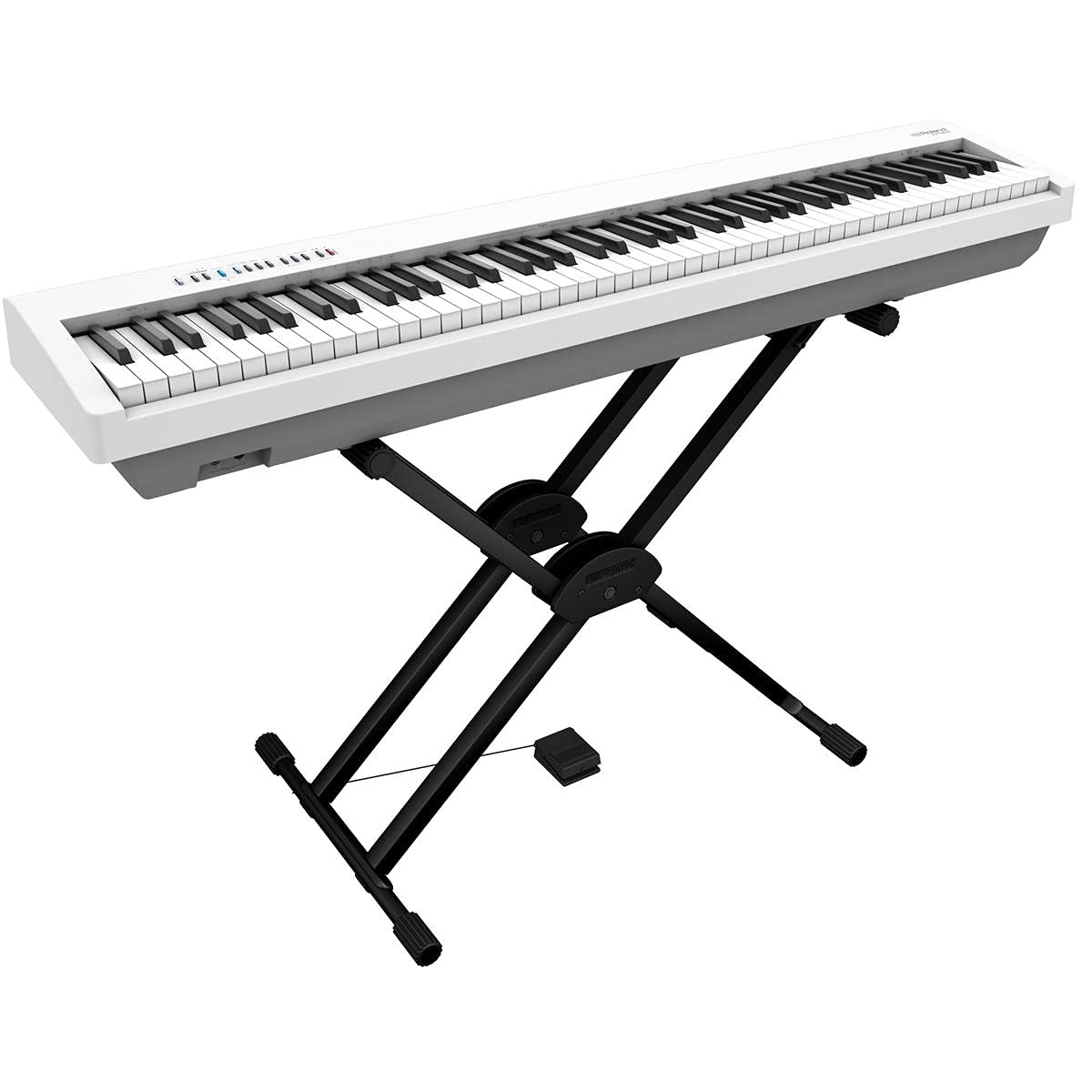 Roland FP-30X Digital Piano with Built-in Powerful Amplifier and Stereo Speakers. Rich Tone and Authentic Ivory 88-Note PHA-4 Keyboard for unrivalled Acoustic Feel and Sound. (FP-30X-WH), White