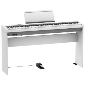 Roland FP-30X Digital Piano with Built-in Powerful Amplifier and Stereo Speakers. Rich Tone and Authentic Ivory 88-Note PHA-4 Keyboard for unrivalled Acoustic Feel and Sound. (FP-30X-WH), White