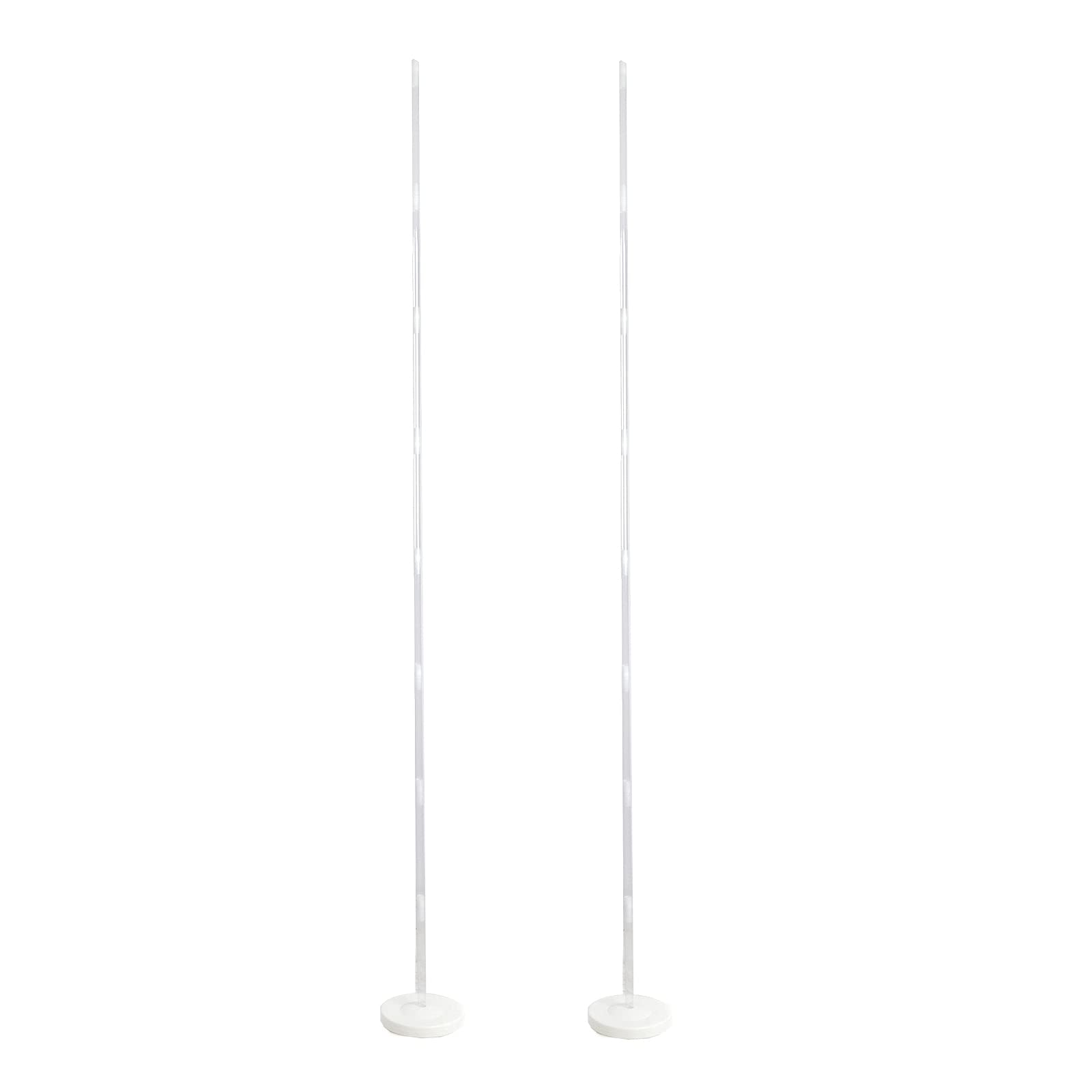 TABLECLOTHSFACTORY Set of 2 8 Ft Balloon Columns Balloon Stand Kit For Wedding Party Decoration