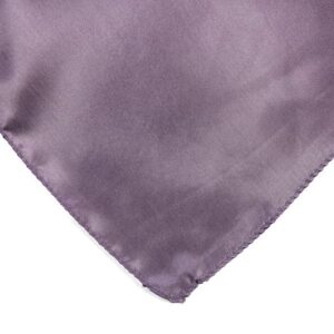 Tableclothsfactory 60x102 Rectangle Amethyst Wholesale Satin Tablecloth Banquet Linen Wedding Party Restaurant Tablecloth