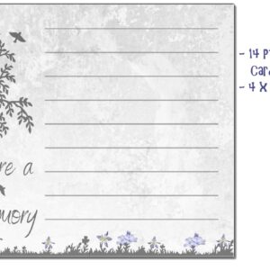 Share a memory cards for Celebration of life Funeral Tree of life Sympathy memorial remembrance acknowledgment Guest Book Alternative 40 ct