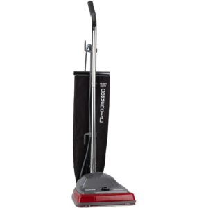 sanitaire sc679k tradition upright commercial bagged vacuum, red