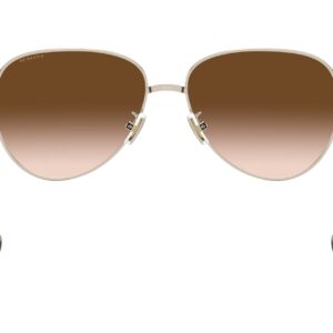 Coach HC7111 Sunglasses, Light Gold/Brown Gradient, 57 mm