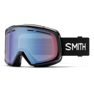 smith range snow goggle - black | blue sensor mirror