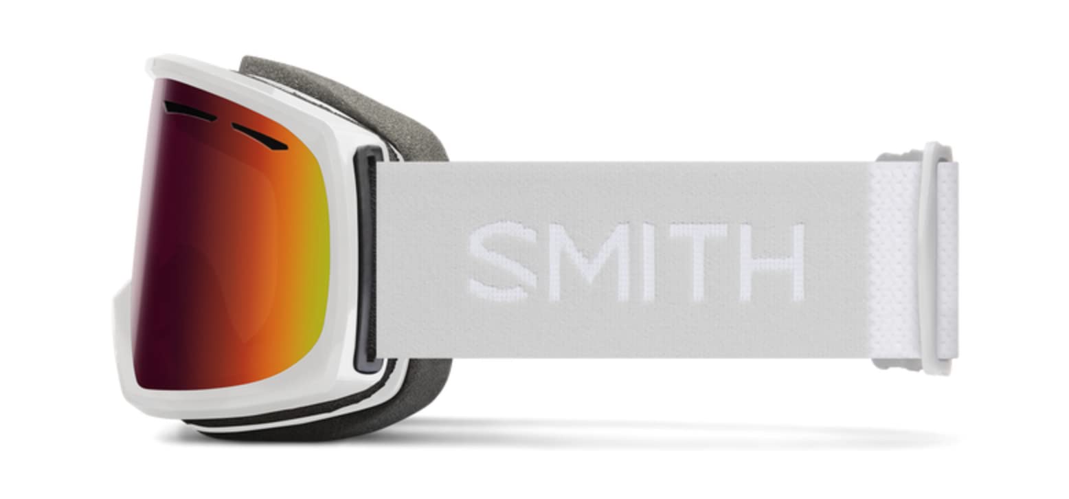 SMITH Women's Drift Snow Goggles White/Red Sol-X Mirror