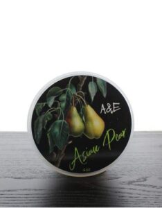 ariana & evans shaving soap, asian pear