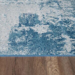 LUXE WEAVERS Abstract Blue 5x7 Area Rug