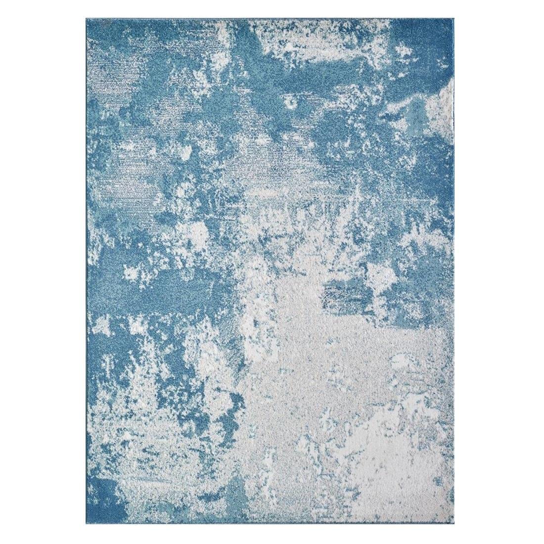 LUXE WEAVERS Abstract Blue 5x7 Area Rug