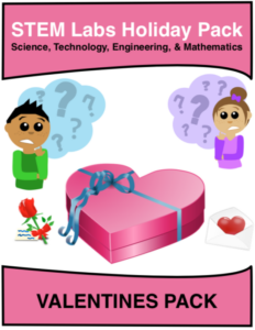 stem labs pack - valentines spring projects pack of 10 holiday-themed projects